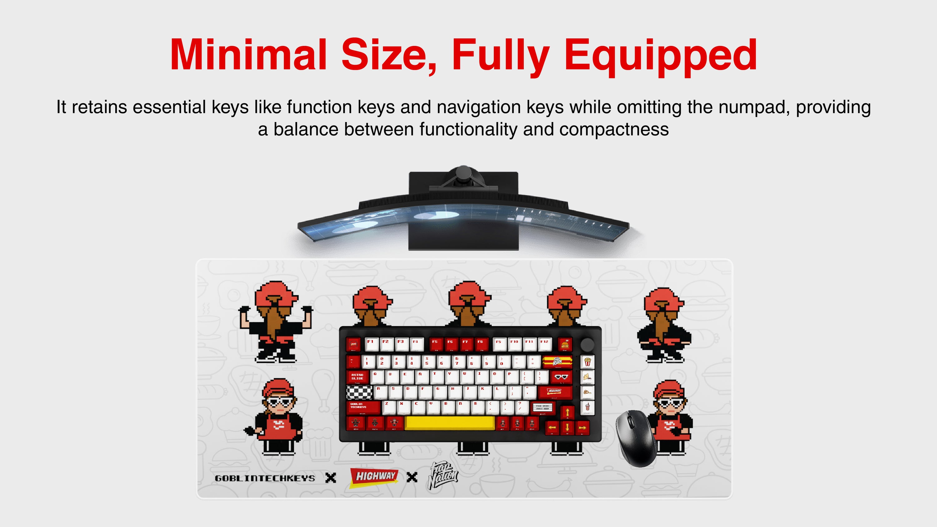 [Pre-Order] Goblintechkeys x Highway Cafe x Trap Nation GTK75 Keyboard