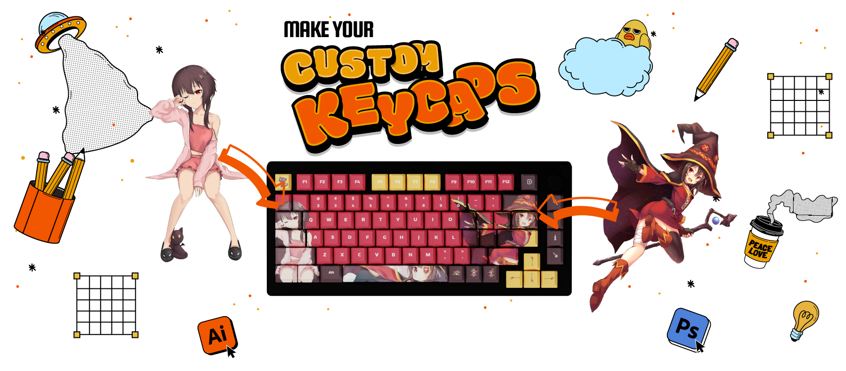 We create personalized custom keycaps – Goblintechkeys