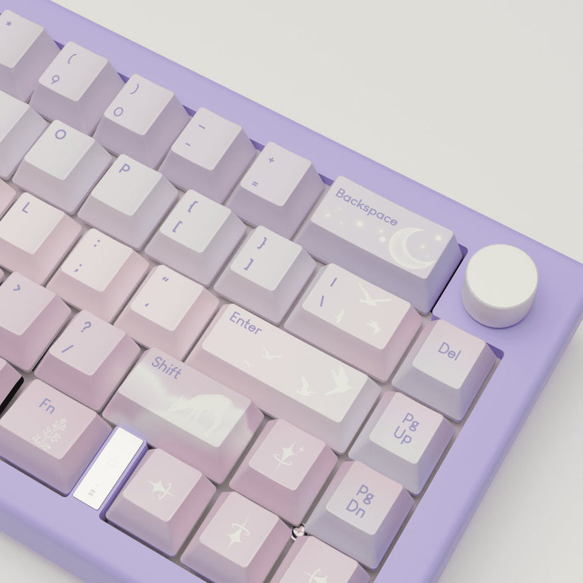 Aesthetic Sky Design Keycaps and Mechanical Keyboard – Goblintechkeys