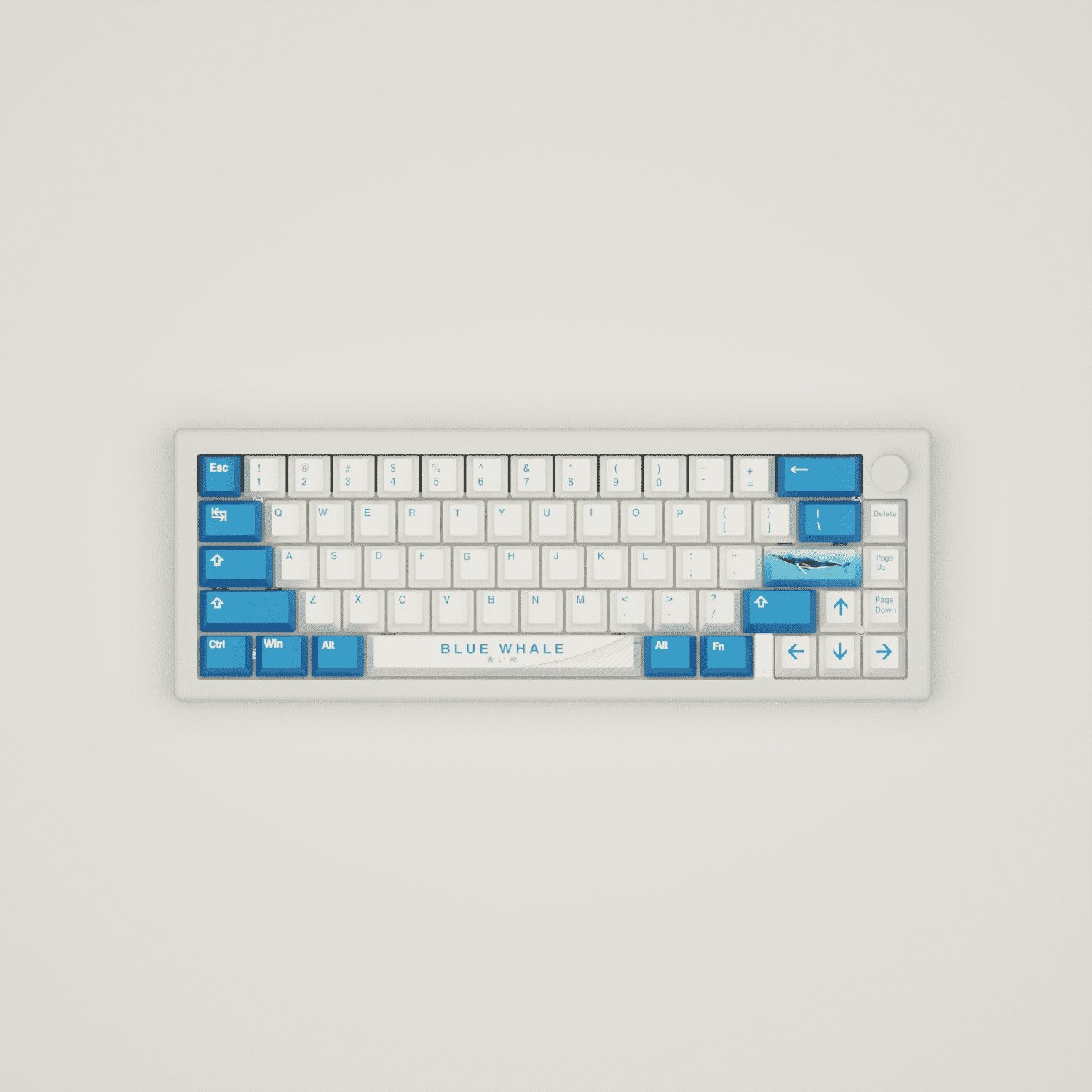 Blue Whale Design Keycaps and Mechanical Keyboard – Goblintechkeys