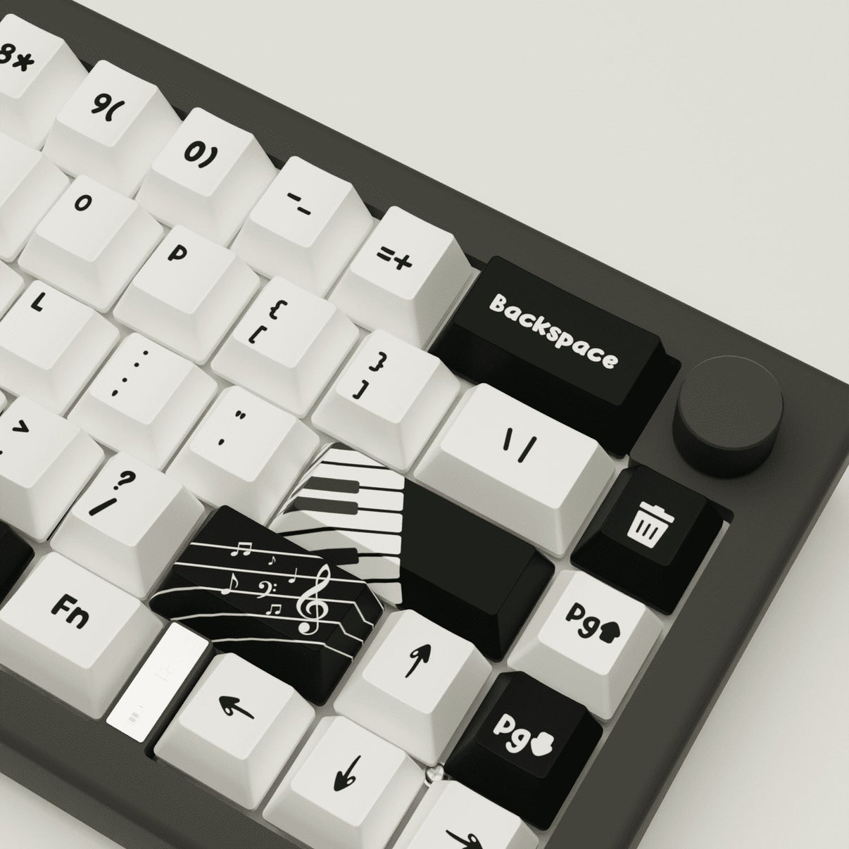 Classic Piano Design Keycaps and Mechanical Keyboard – Goblintechkeys