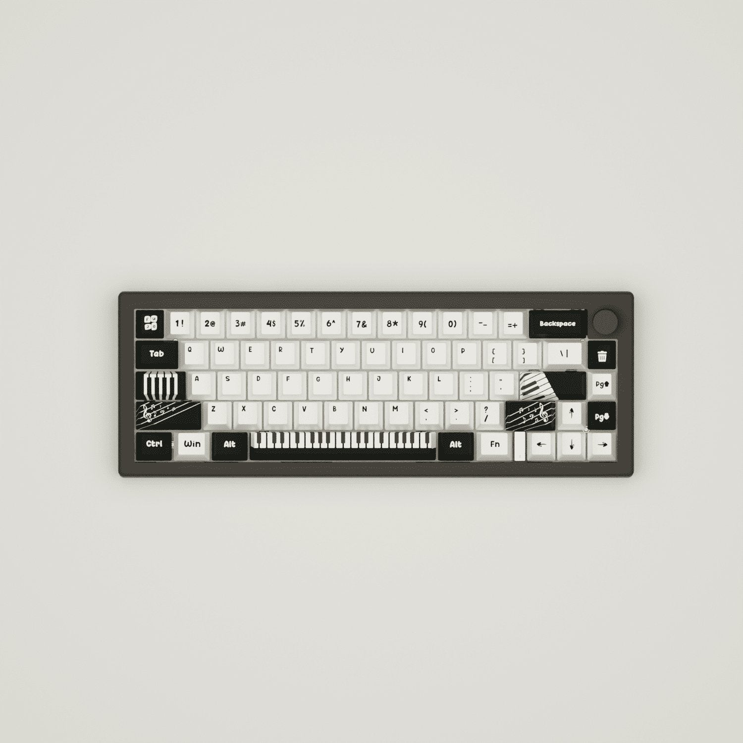 Classic Piano Design Keycaps and Mechanical Keyboard – Goblintechkeys