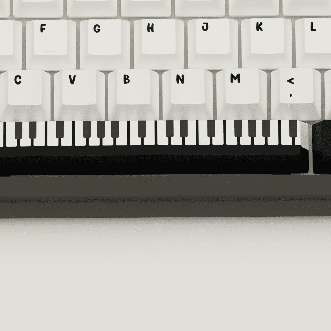 Classic Piano Design Keycaps and Mechanical Keyboard – Goblintechkeys