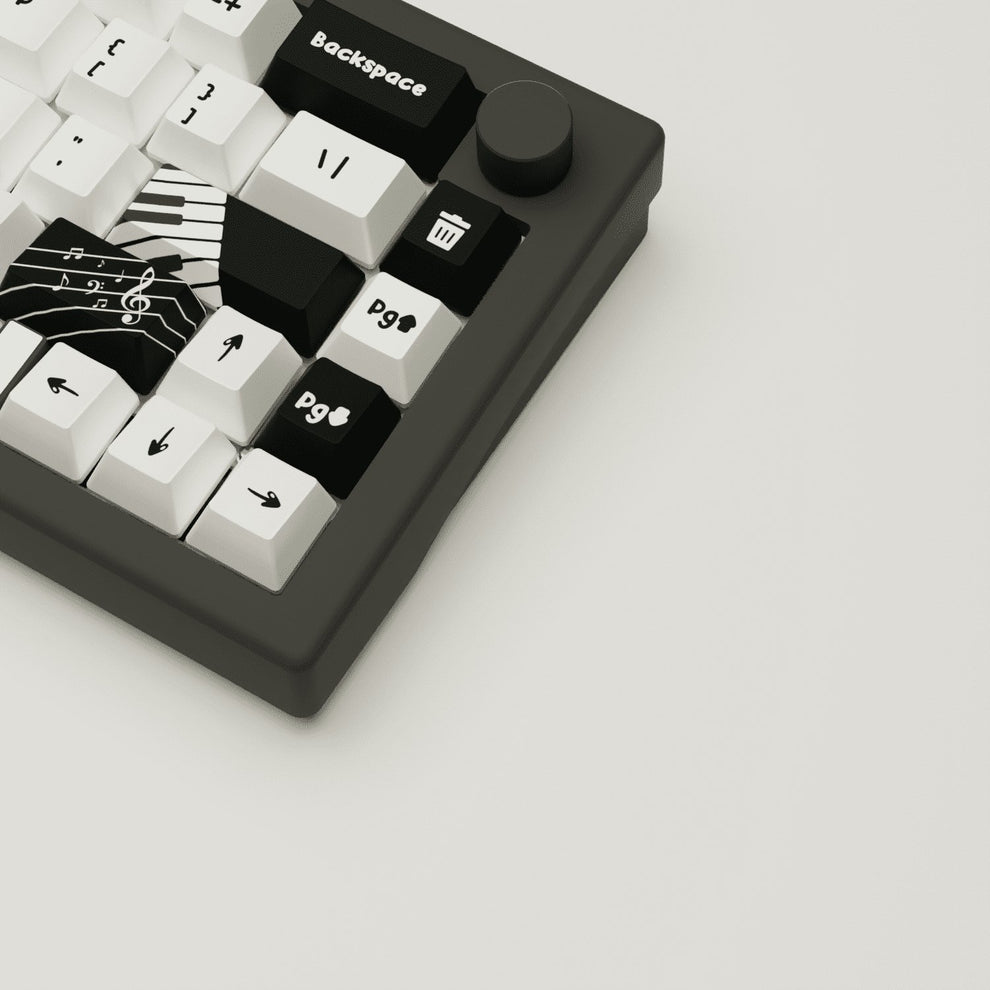 Classic Piano Design Keycaps and Mechanical Keyboard – Goblintechkeys