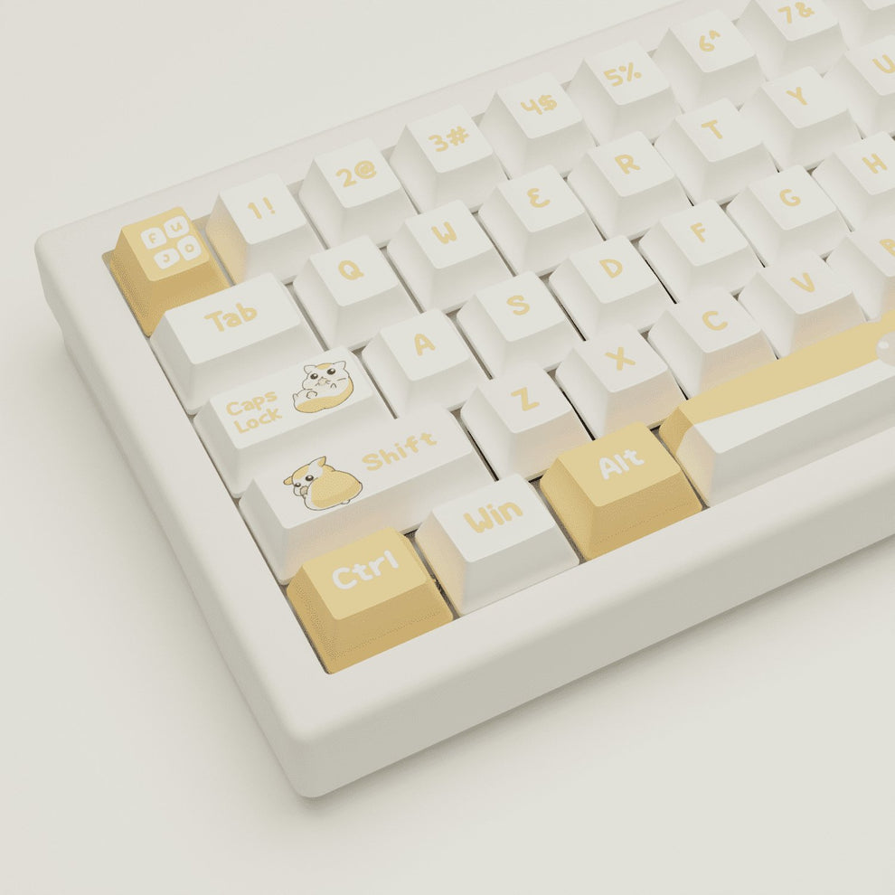 Cute Hamster Design Keycaps and Mechanical Keyboard – Goblintechkeys