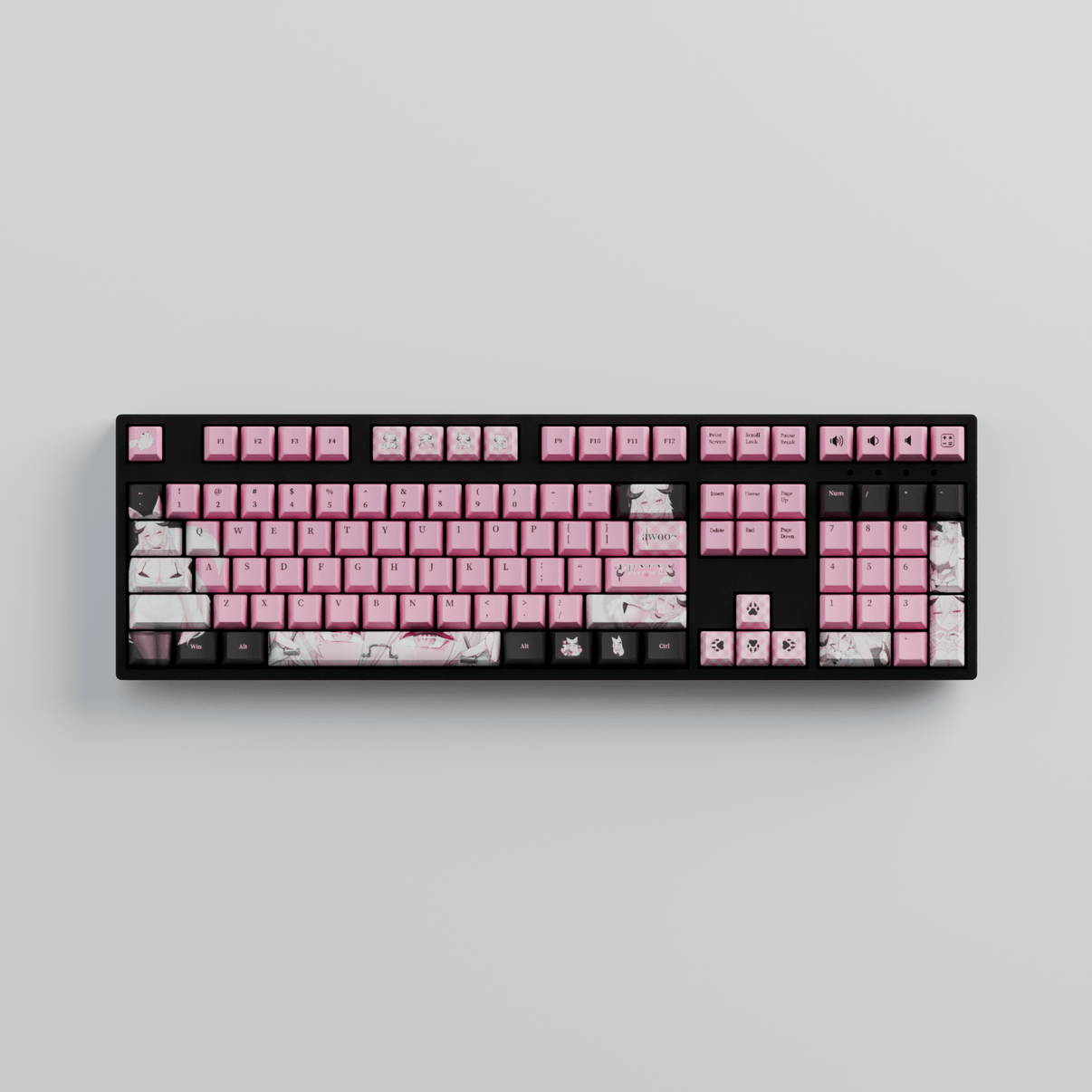 Fraeya 100% RGB Mechanical Keyboard + Keycaps(Collabs) – Goblintechkeys