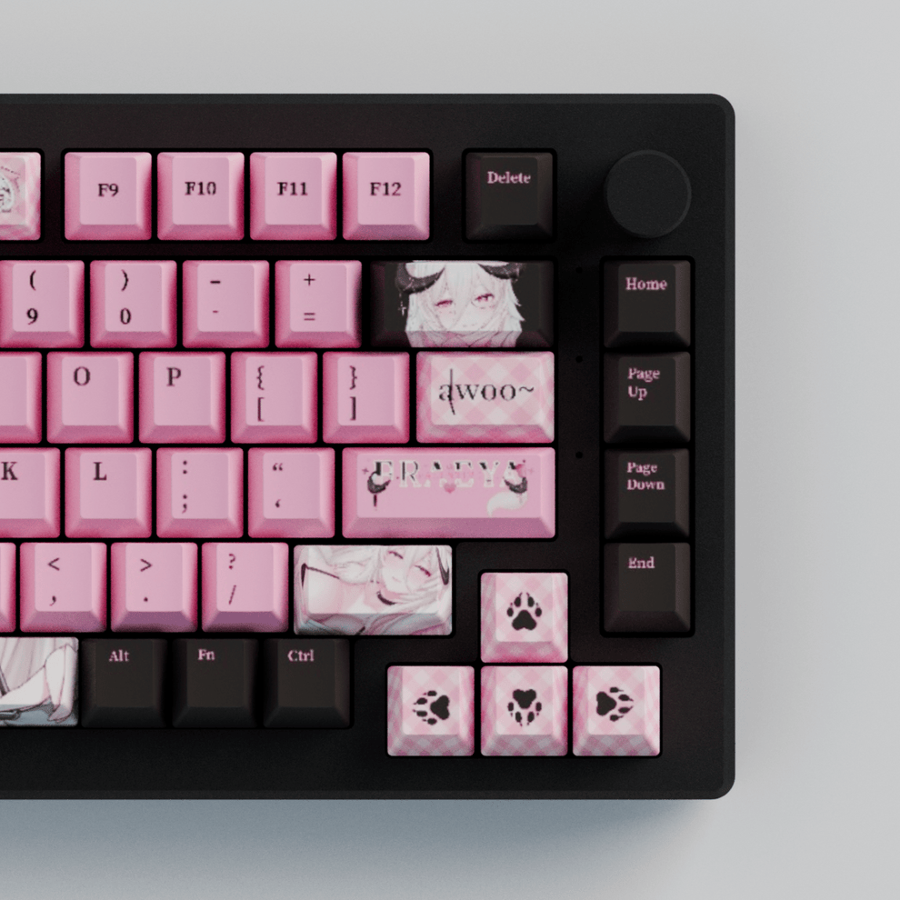 Fraeya 75% RGB Mechanical Keyboard + Keycaps(Collabs) – Goblintechkeys