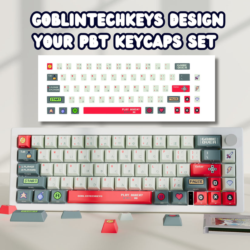 Goblintechkeys Design-For-You | PBT keycap set(Any keyboard size, any