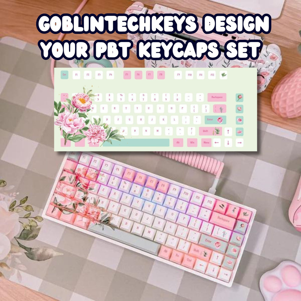 Goblintechkeys Design-For-You | PBT keycap set(Any keyboard size, any