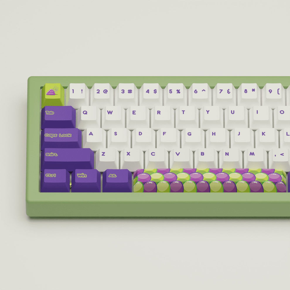 Grape Design Keycaps & Mechanical Keyboard – Goblintechkeys