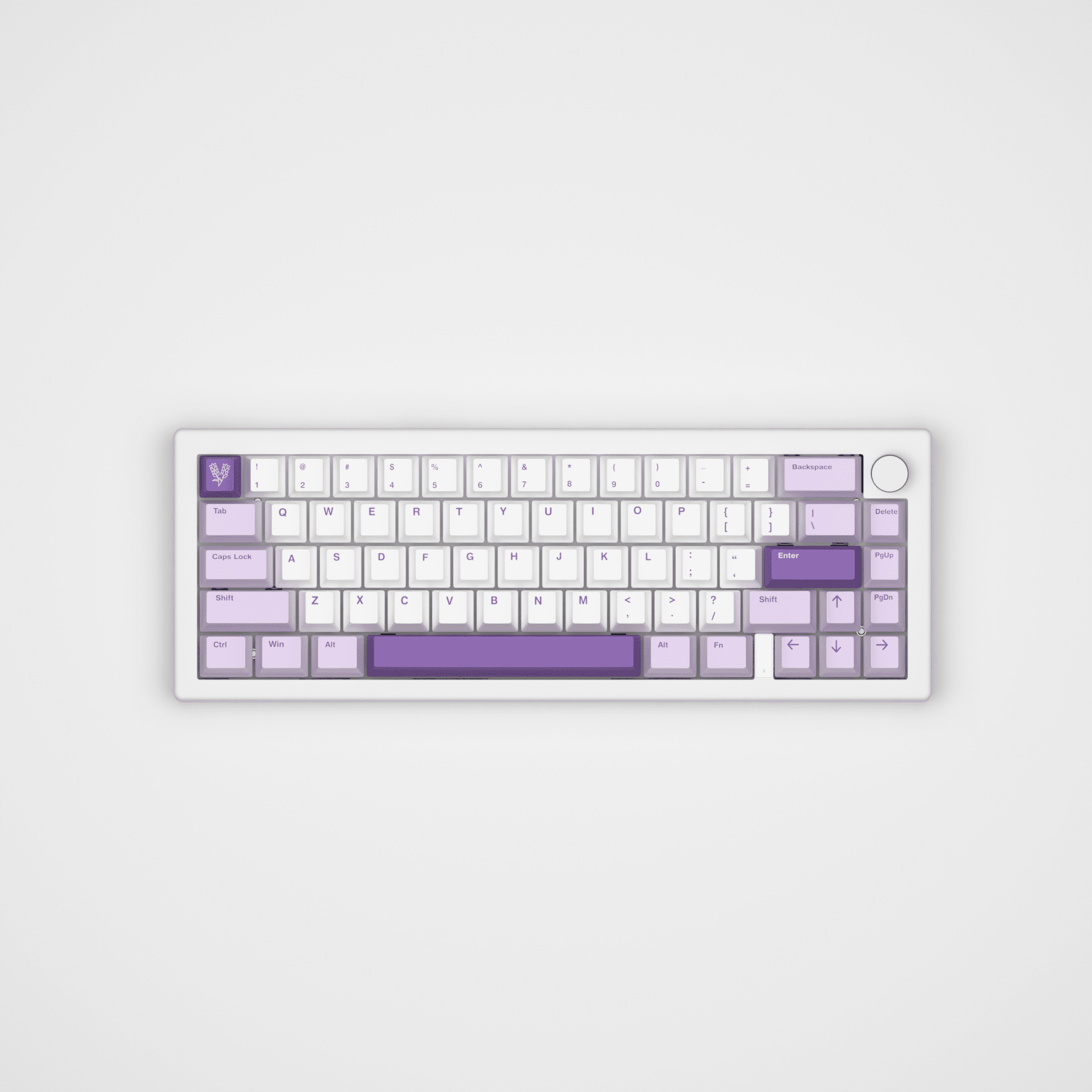 Lavender Design Keycaps and Mechanical Keyboard – Goblintechkeys