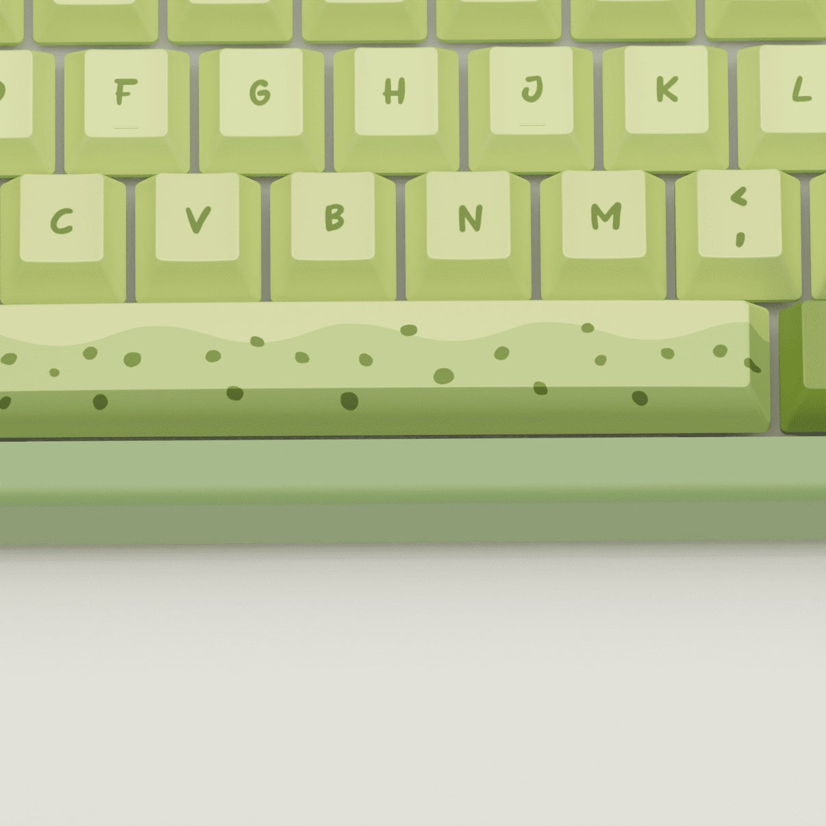 Matcha Boba Design Keycaps and Mechanical Keyboard – Goblintechkeys