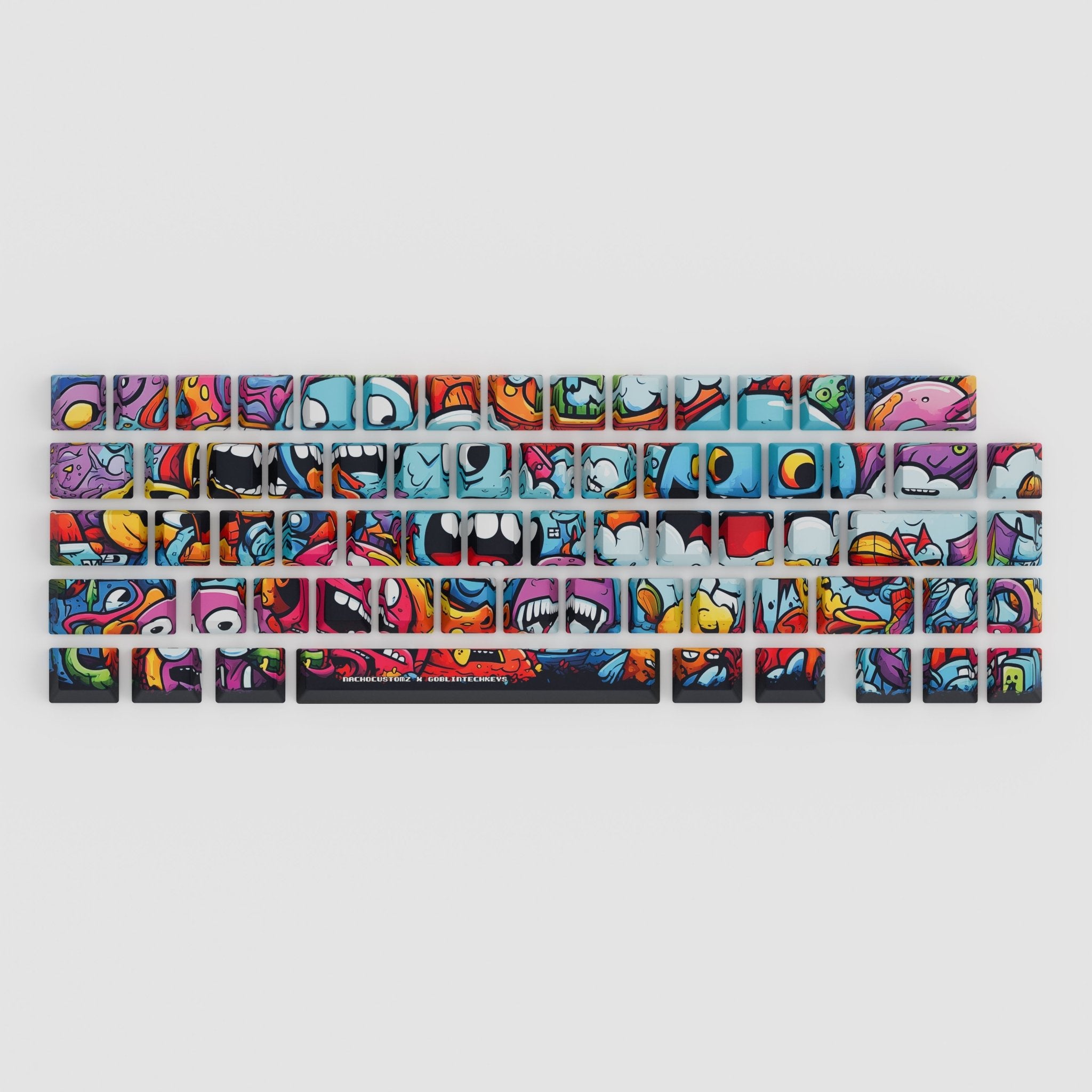 Nachocustomz friends 65% Keyboard(Goblin-colabs) – Goblintechkeys