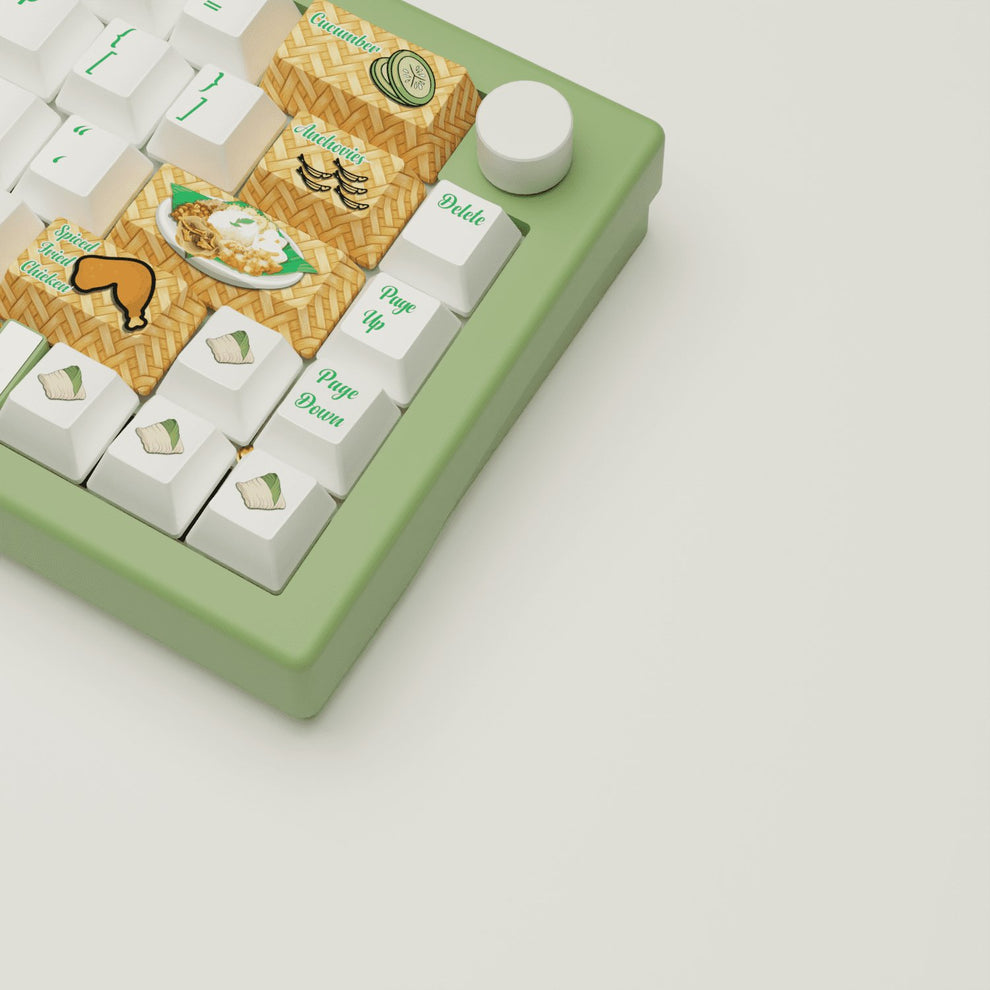 Nasi Lemak Design Keycaps and Mechanical Keyboard – Goblintechkeys