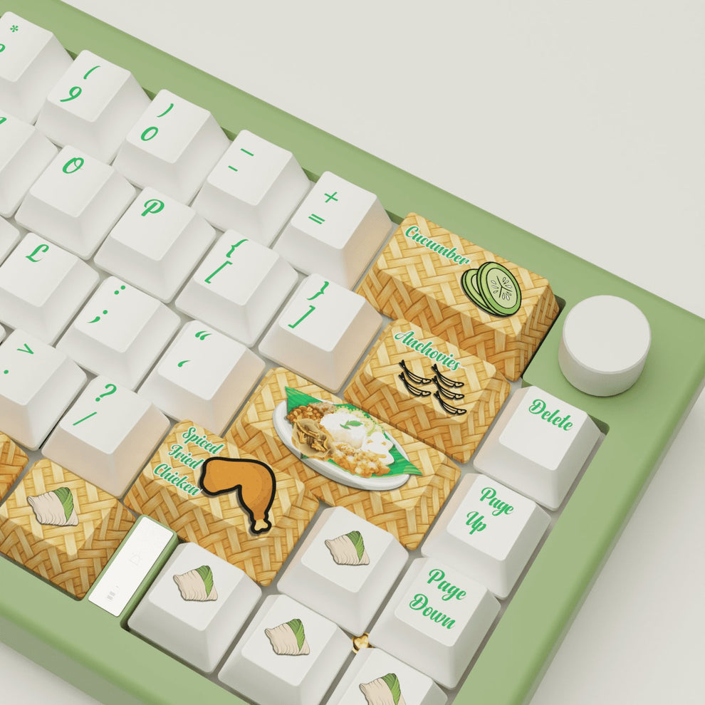 Nasi Lemak Design Keycaps and Mechanical Keyboard – Goblintechkeys
