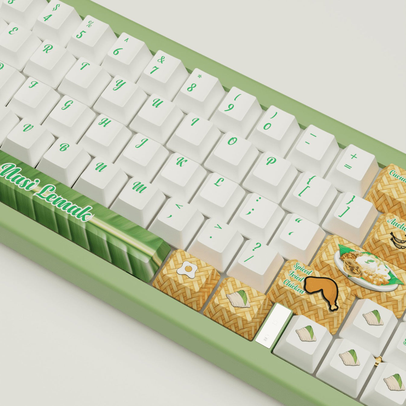 Nasi Lemak Design Keycaps and Mechanical Keyboard – Goblintechkeys