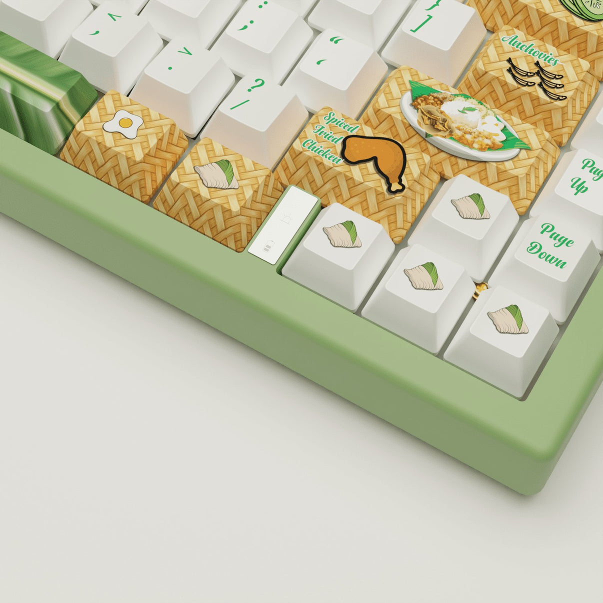 Nasi Lemak Design Keycaps and Mechanical Keyboard – Goblintechkeys