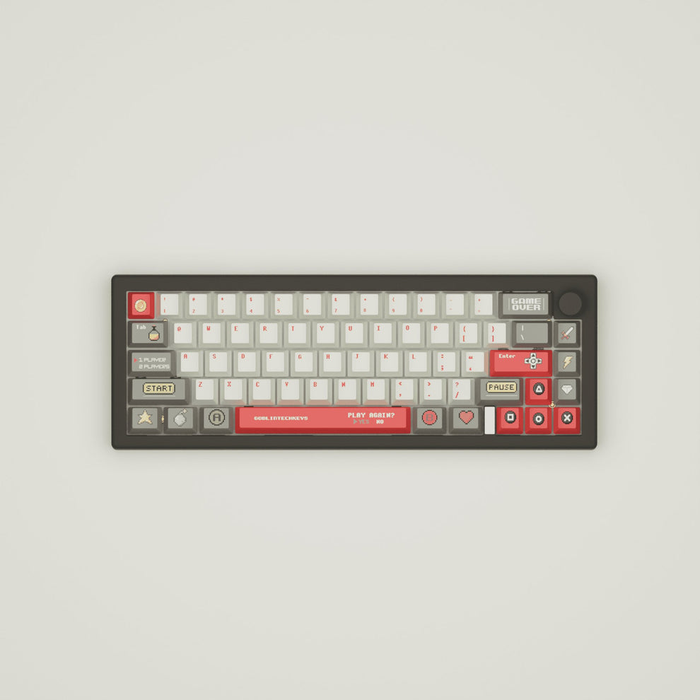 Pixel Game Design Keycaps and Mechanical Keyboard – Goblintechkeys