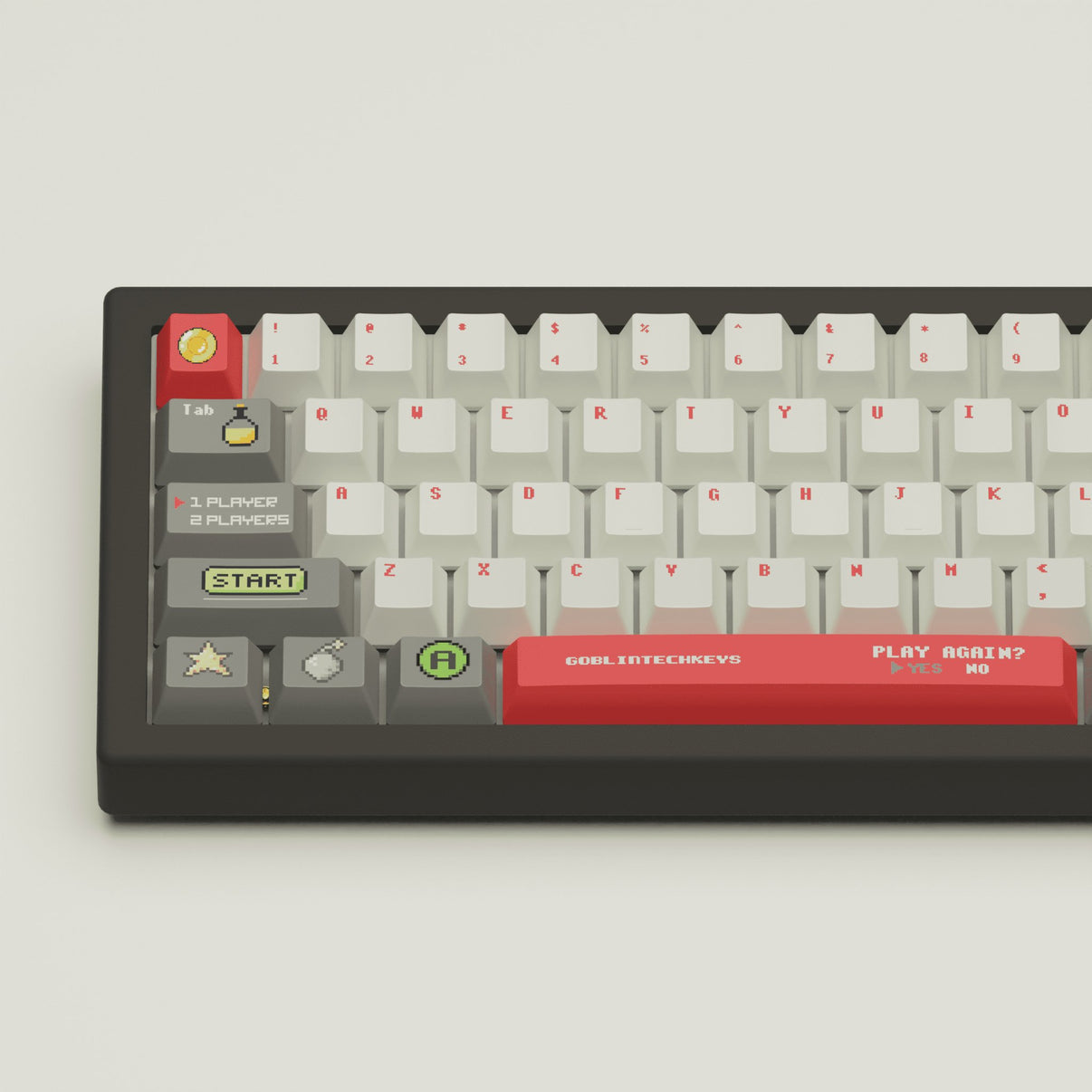 Pixel Game Design Keycaps and Mechanical Keyboard – Goblintechkeys