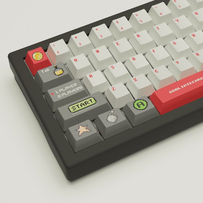 Pixel Game Design Keycaps and Mechanical Keyboard – Goblintechkeys