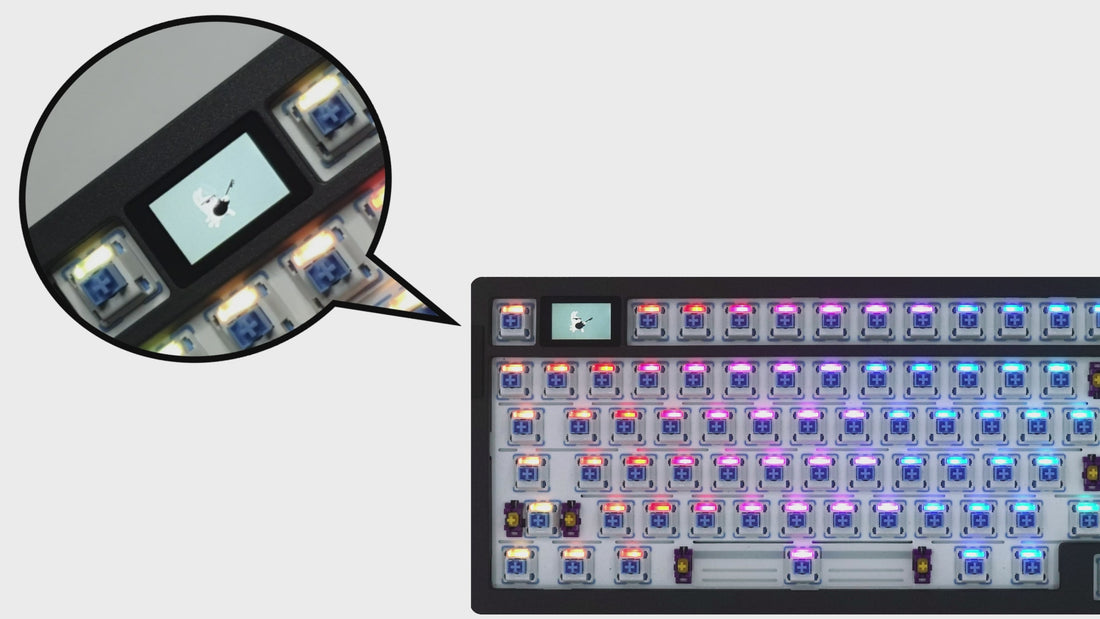 Gamma 98 (96%) | 1800 Barebone Kit | LED Mechanical Keyboard ...