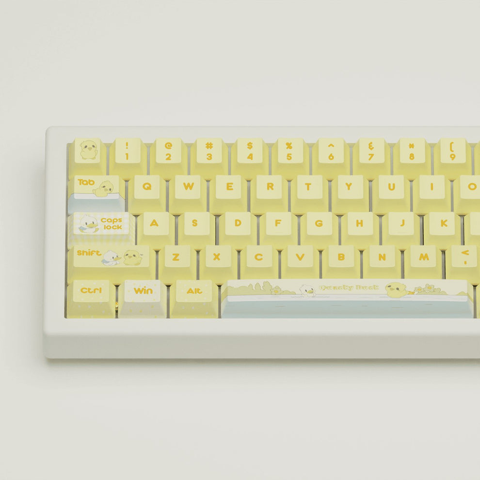 Quacky Duck Design Keycaps and Mechanical Keyboard – Goblintechkeys