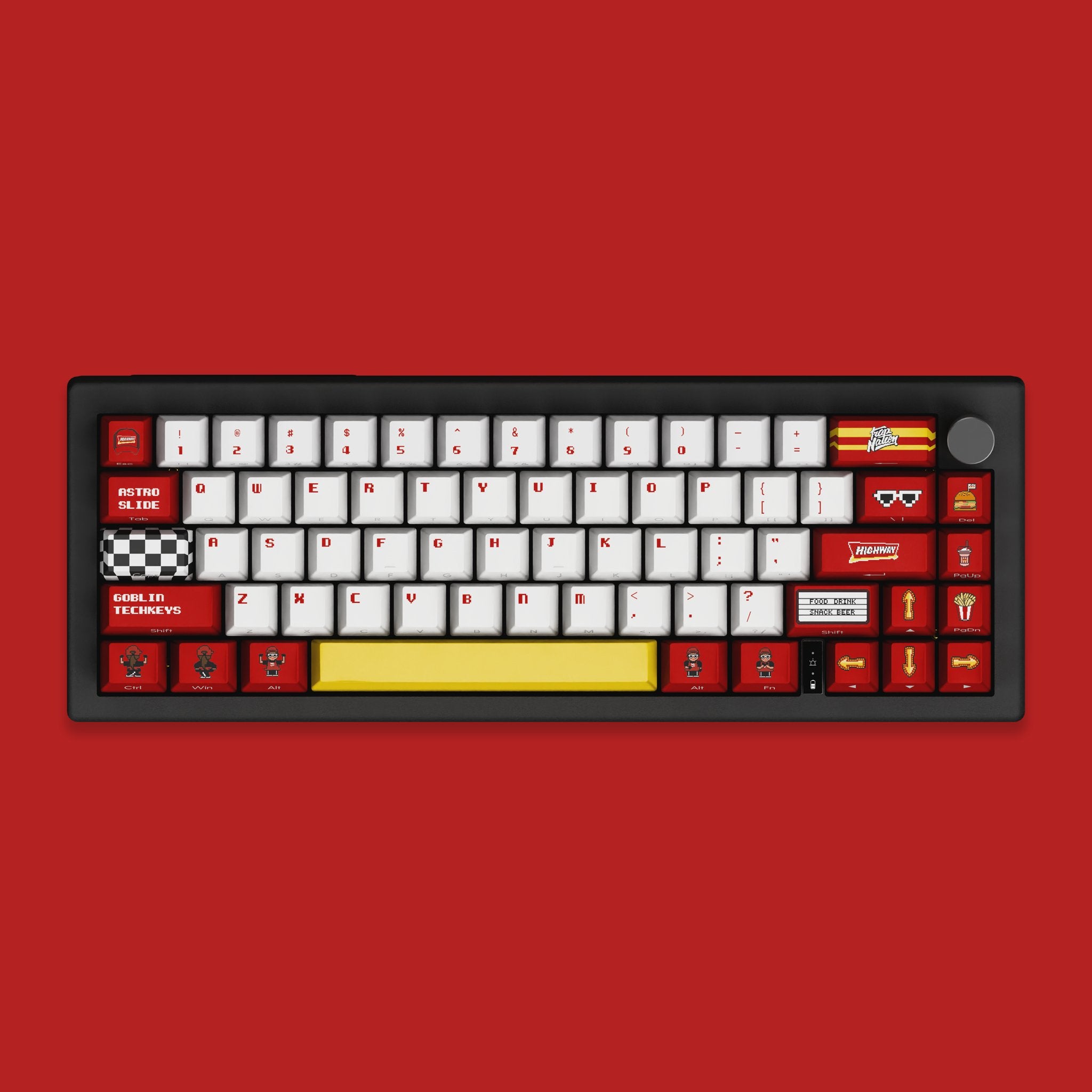 [Ready Stock] Goblintechkeys x Highway Cafe x Trap Nation GTK65 Keyboa