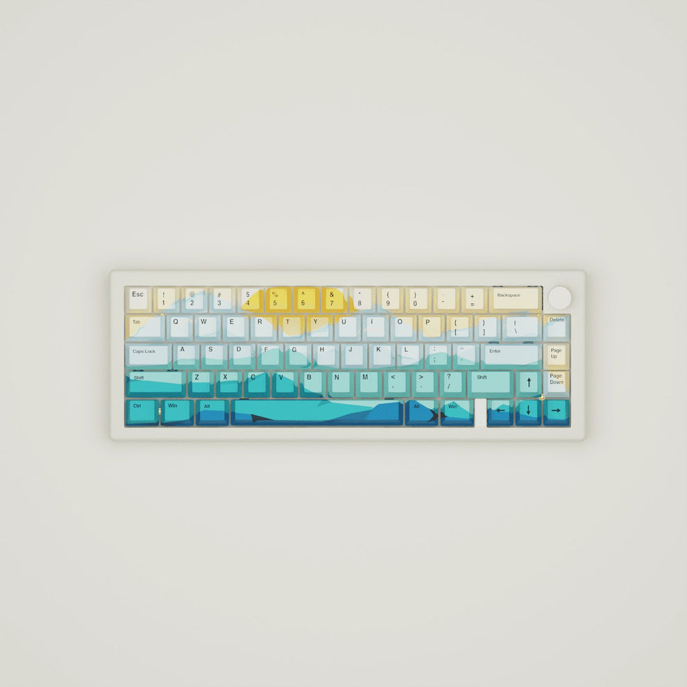 Sunset Design Keycaps and Mechanical Keyboard – Goblintechkeys