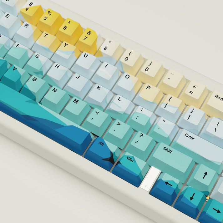 Sunset Design Keycaps and Mechanical Keyboard – Goblintechkeys