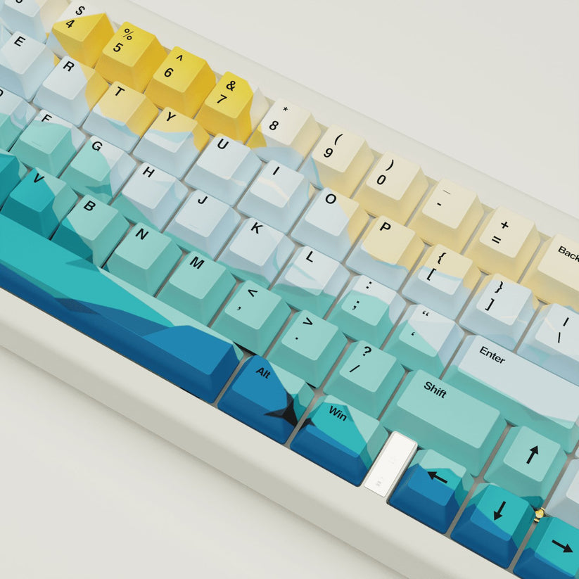 Sunset Design Keycaps and Mechanical Keyboard – Goblintechkeys