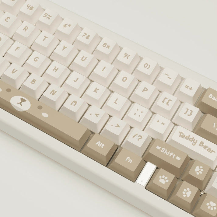 Teddy Bear Design Keycaps and Mechanical Keyboard – Goblintechkeys