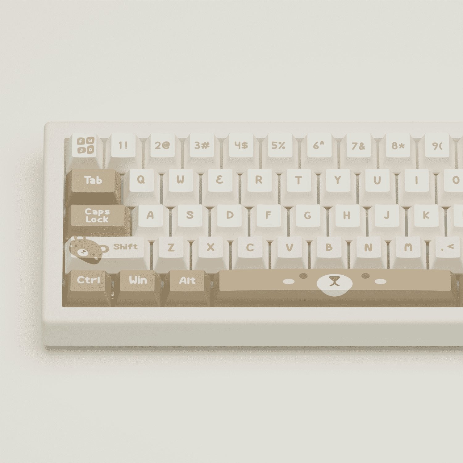 Teddy Bear Design Keycaps and Mechanical Keyboard – Goblintechkeys