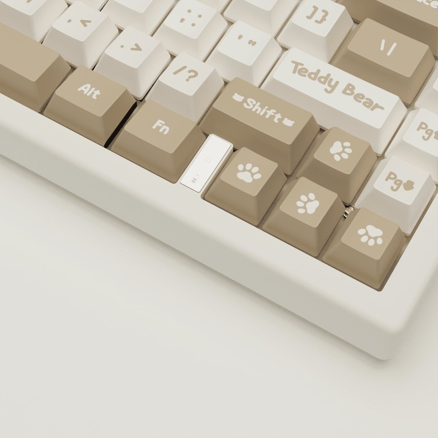 Teddy Bear Design Keycaps and Mechanical Keyboard – Goblintechkeys