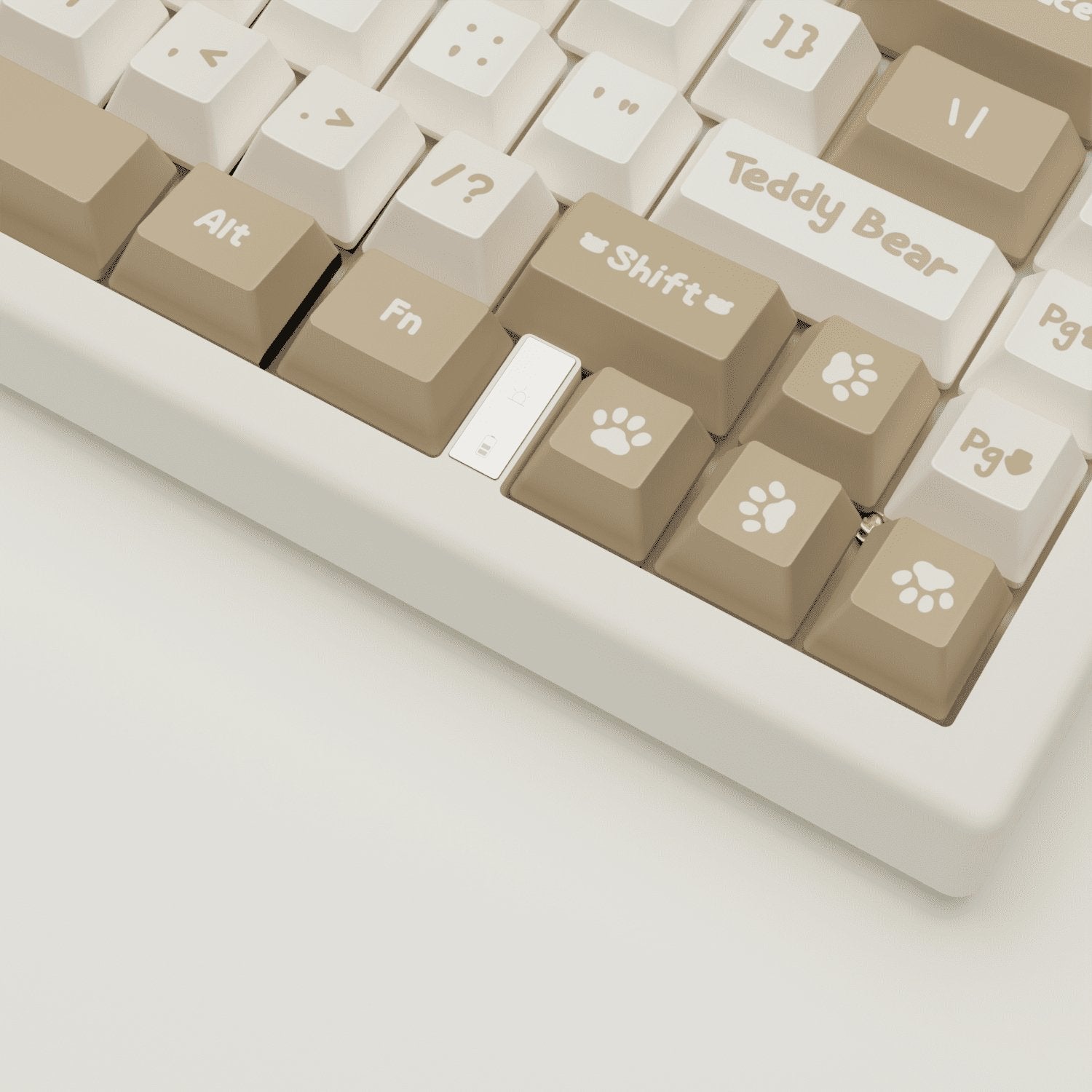 Teddy Bear Design Keycaps and Mechanical Keyboard – Goblintechkeys