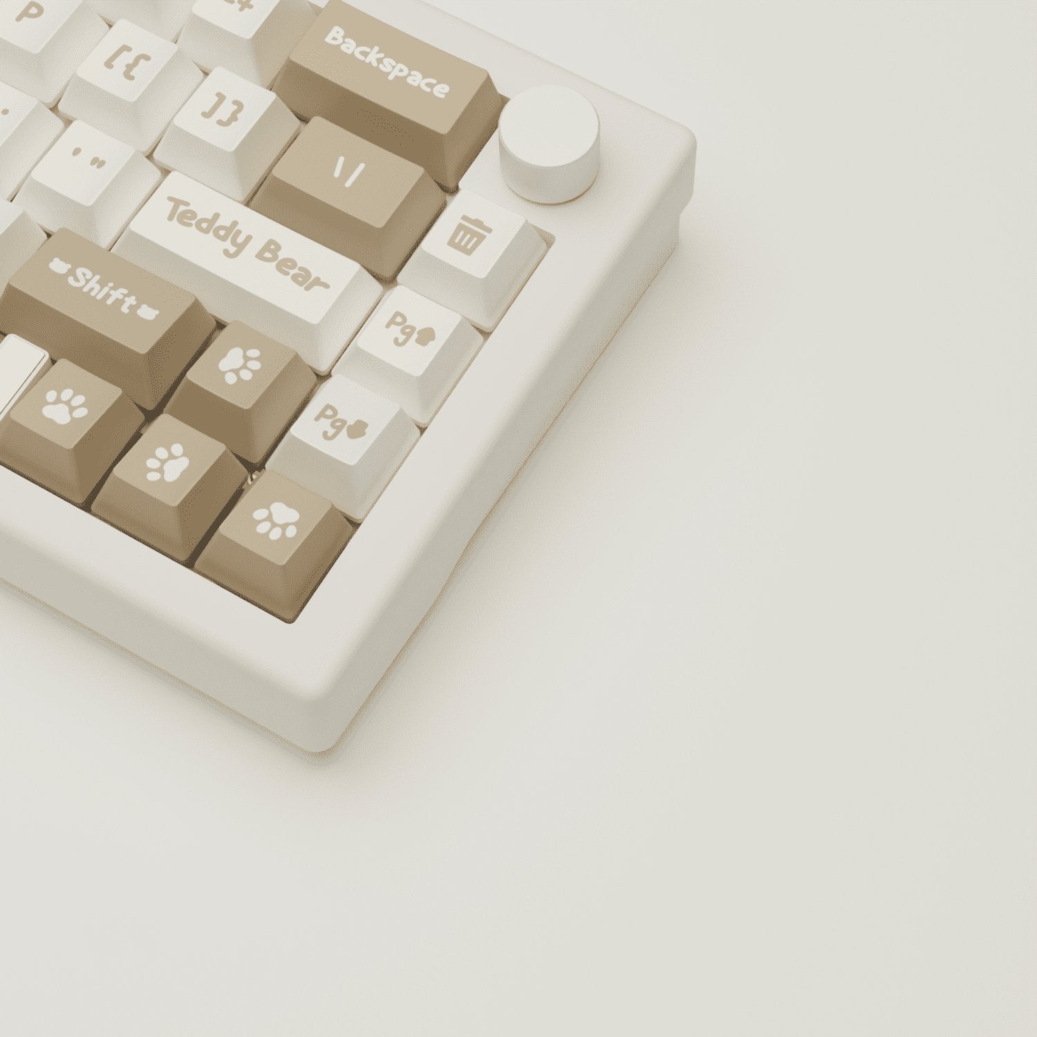 Teddy Bear Design Keycaps and Mechanical Keyboard – Goblintechkeys