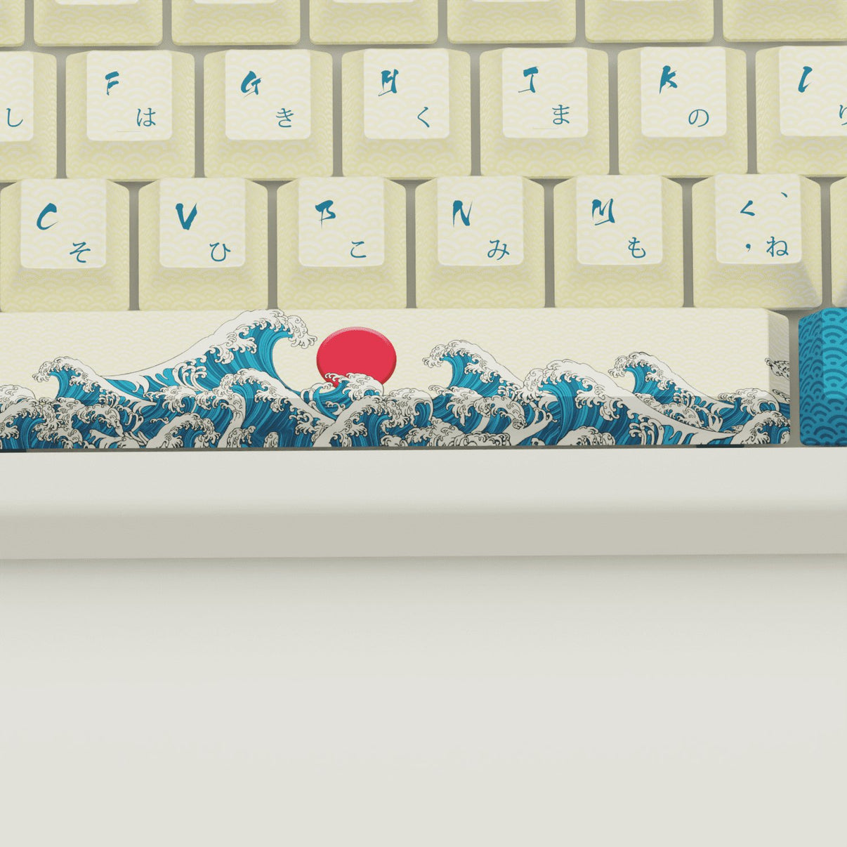 Japanese Wave Keycaps and Mechanical Keyboard – Goblintechkeys