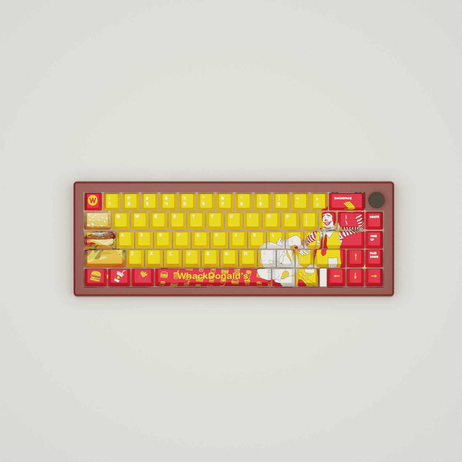 WhackDonald's Design Keycaps and Mechanical Keyboard – Goblintechkeys