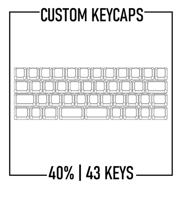 40% Custom PBT Keycap set ( ANSI ) – Goblintechkeys
