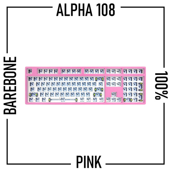 Alpha 108 - 100% Wireless Mechanical Keyboard Barebone Kit – Goblintechkeys