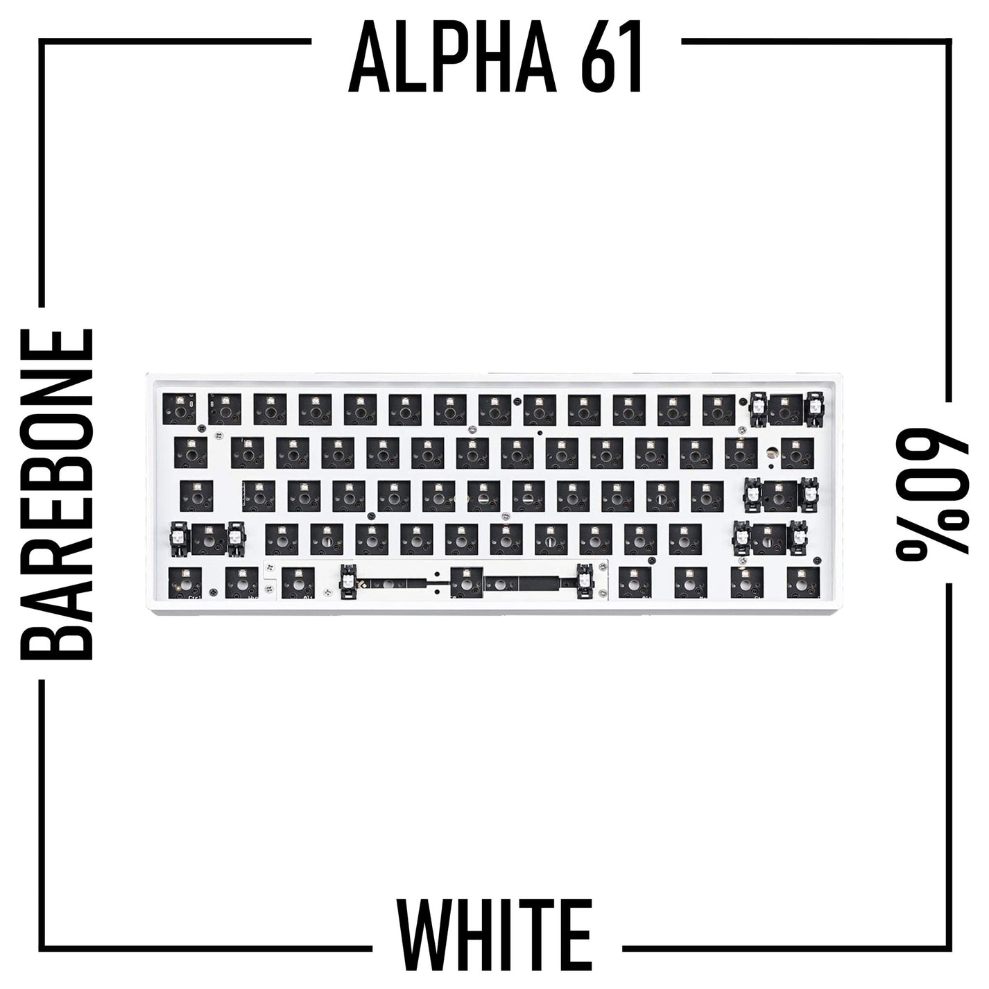 Alpha 61 - 60% Wireless Mechanical Keyboard Barebone Kit – Goblintechkeys