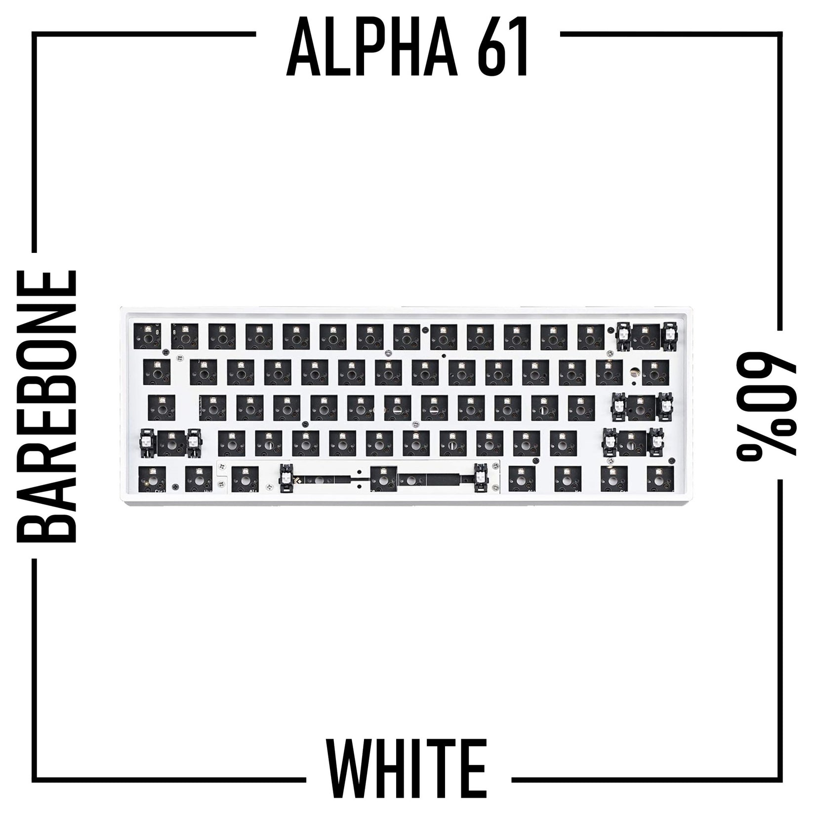 Alpha 61 - 60% Wireless Mechanical Keyboard Barebone Kit – Goblintechkeys