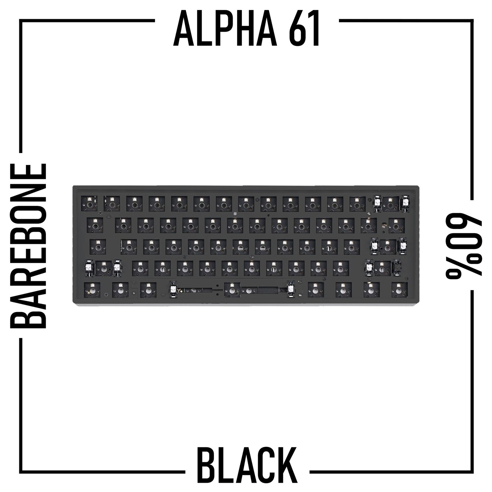 Alpha 61 - 60% Wireless Mechanical Keyboard Barebone Kit – Goblintechkeys