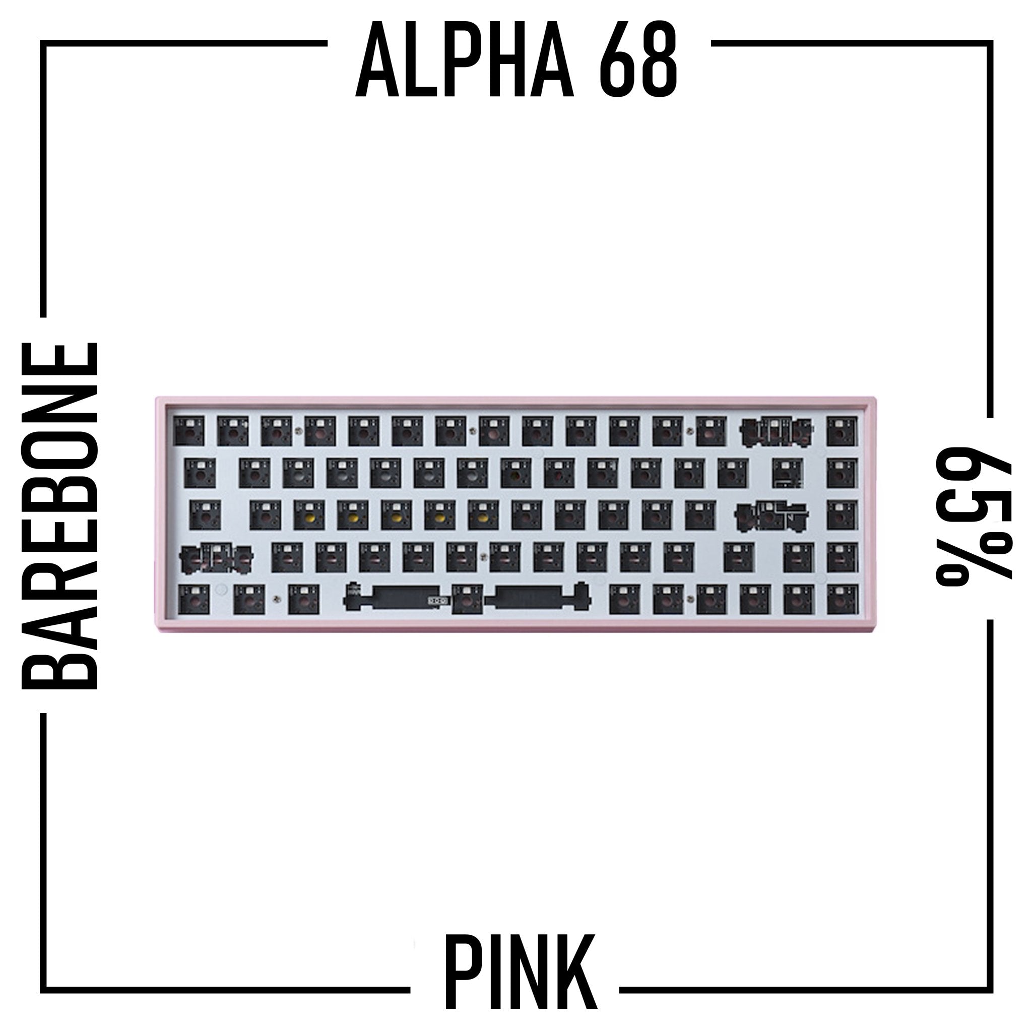 Alpha 68 - 65% Wireless Mechanical Keyboard Barebone Kit – Goblintechkeys