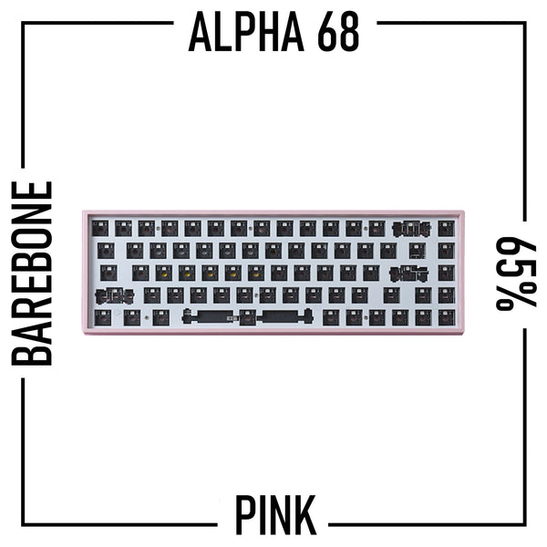 Alpha 68 - 65% Wireless Mechanical Keyboard Barebone Kit – Goblintechkeys