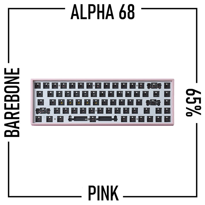 Alpha 68 - 65% Wireless Mechanical Keyboard Barebone Kit – Goblintechkeys