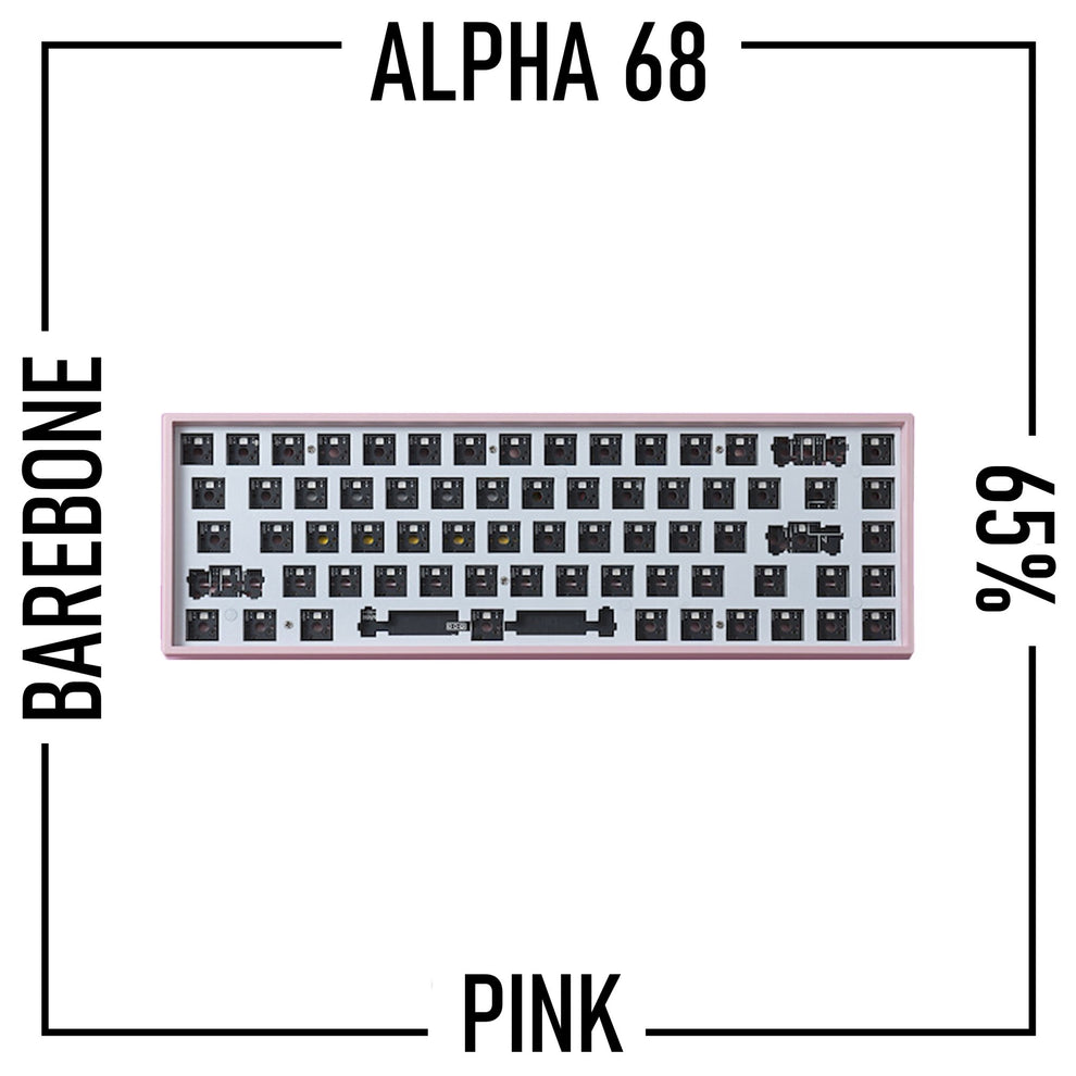 Alpha 68 - 65% Wireless Mechanical Keyboard Barebone Kit – Goblintechkeys