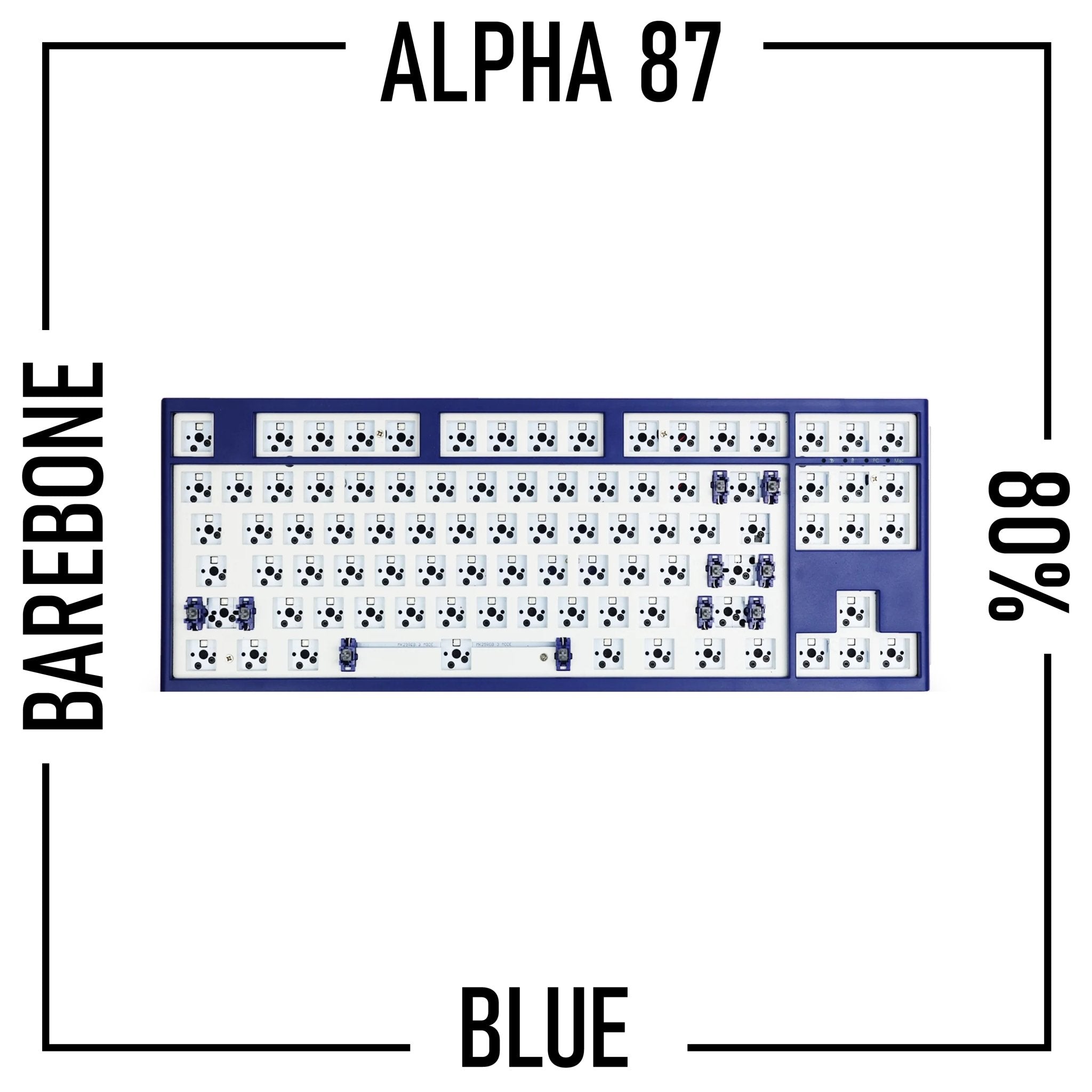 Alpha 87 - 80% TKL Wireless Mechanical Keyboard Barebone Kit ...