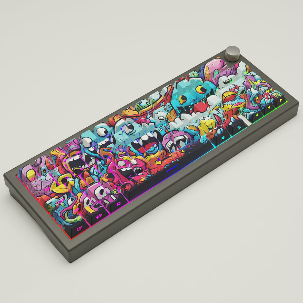 Nachocustomz friends 65% Keyboard(Goblin-colabs) – Goblintechkeys