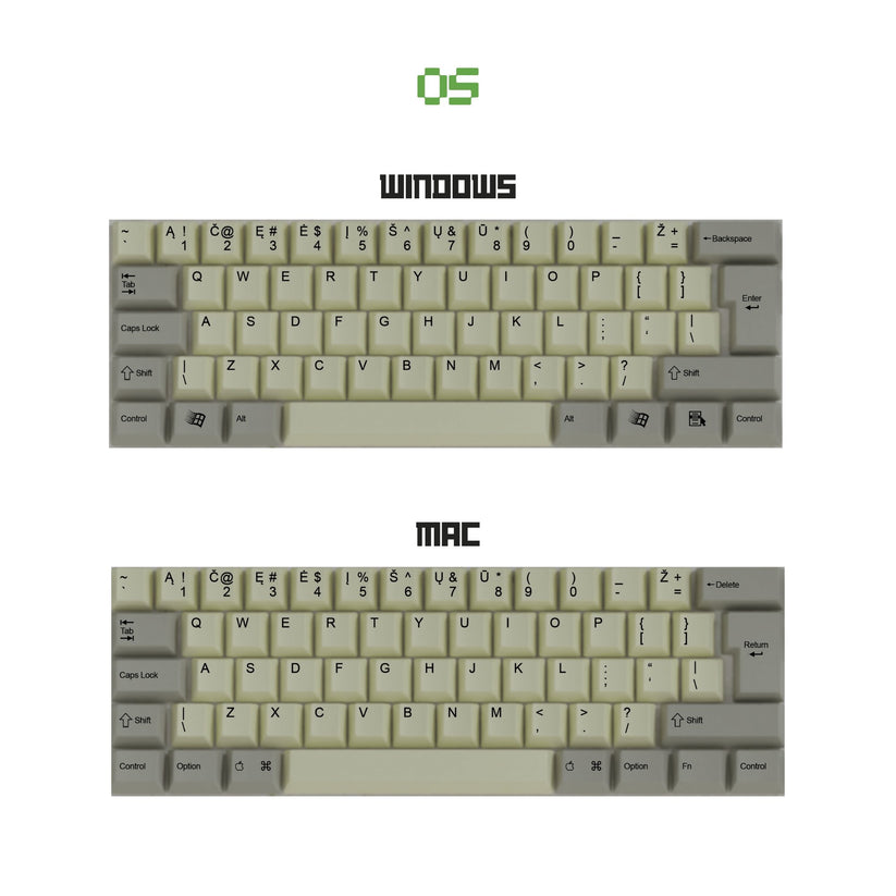 Spanish Classic Vintage Keycaps Set | Retro Keycaps – Goblintechkeys